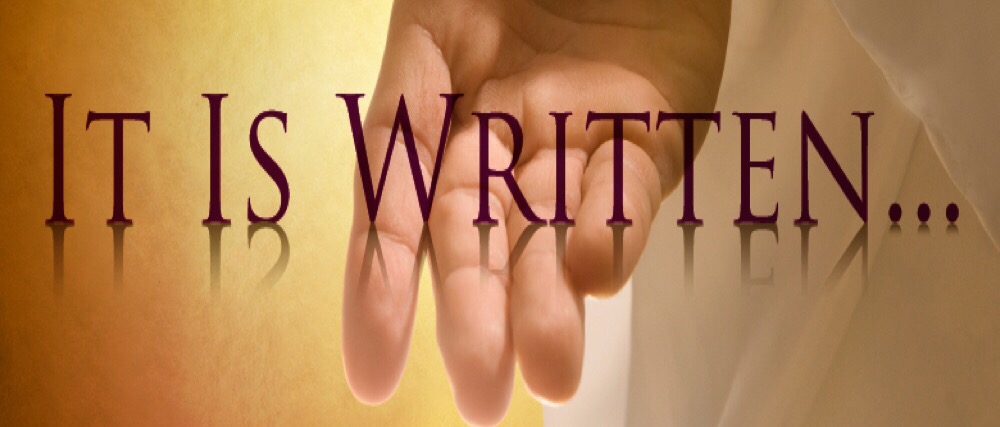 It Is Written – PASTOR DARRYL BAKER