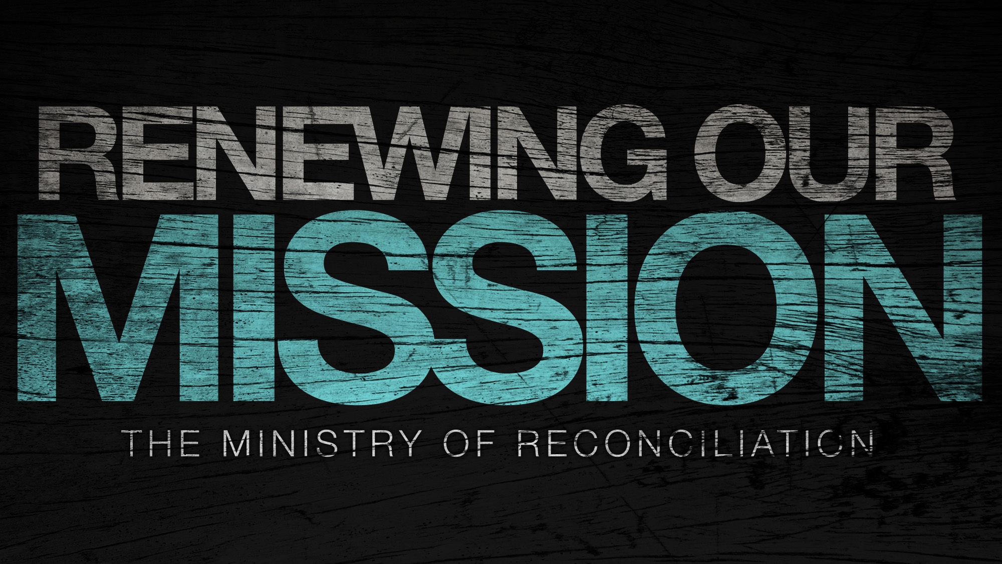 The Ministry of Reconciliation – PASTOR DARRYL BAKER